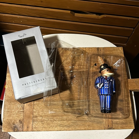 Pottery Barn | Holiday | Pottery Barn Rare Donner Hand Blown Glass ...